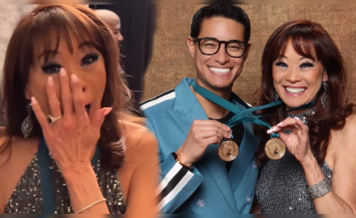 Mimy Succar rompe en llanto tras recibir medalla de nominados de los ...