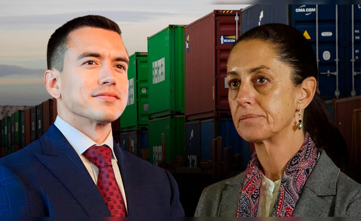 Daniel Noboa, presidente de Ecuador, anuncia aranceles de 27% a productos importados de México ...