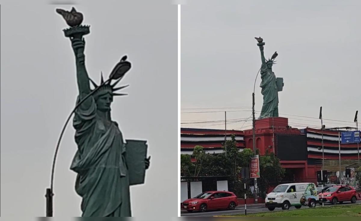 "Lima York es real": la réplica de la Estatua de la Libertad en Perú ...