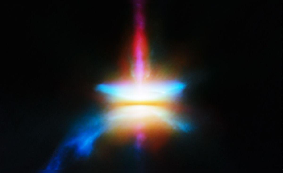 Científicos capturan la imagen de una estrella recién nacida y en plena ...
