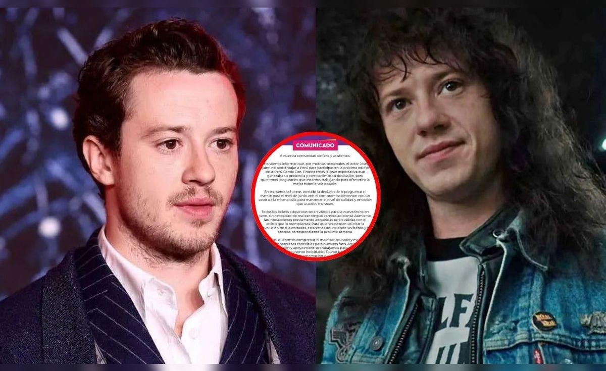 Joseph Quinn, actor de ‘Stranger Things’, no vendrá para la Perú Comic ...