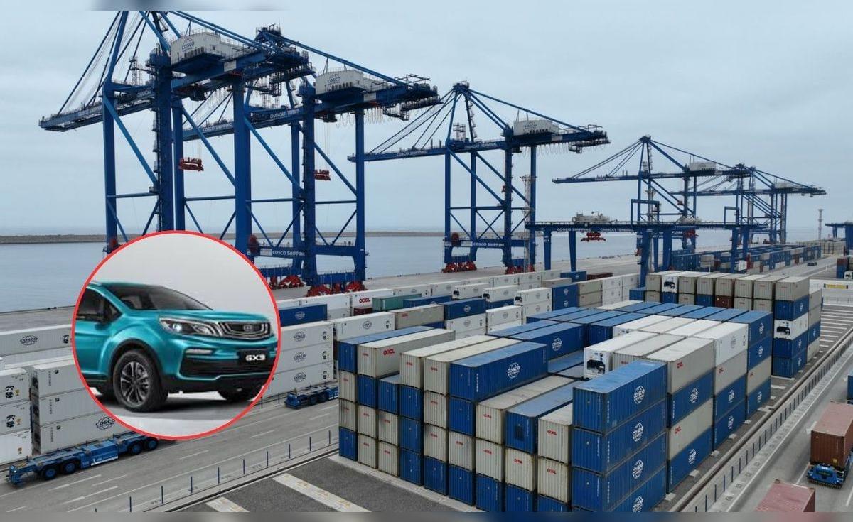 Megapuerto de Chancay recibió su primera carga de automóviles chinos importados en contenedores ...