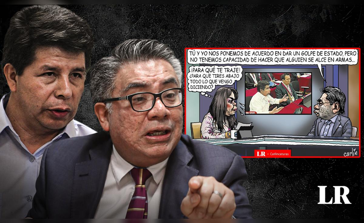 Juicio contra Pedro Castillo: Carlincatura de hoy muestra las contradicciones en la entrevista ...