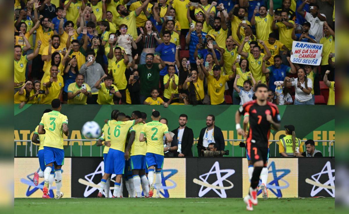 Brasil derrotó 2-1 a Colombia por las Eliminatorias 2026 con goles de ...