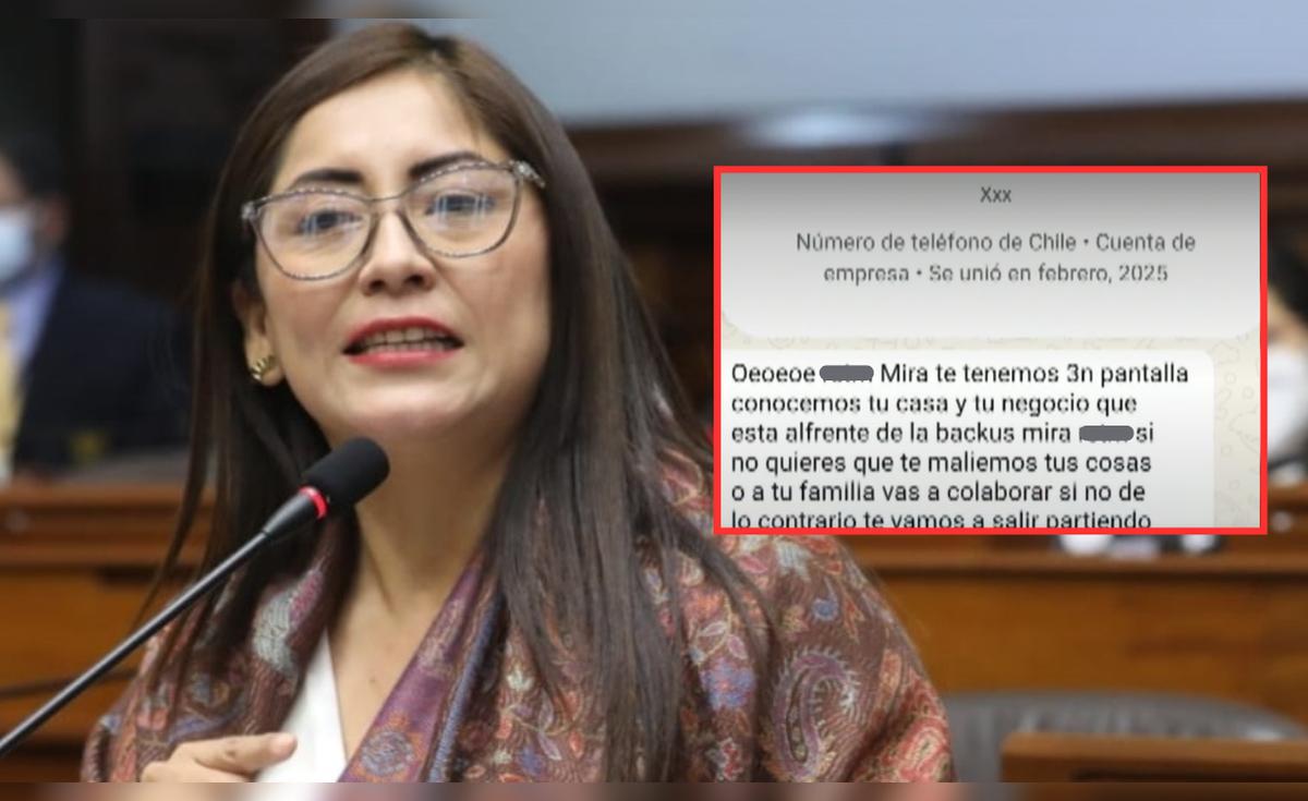 Kelly Portalatino, congresista de Perú Libre, denuncia que su hermano ...