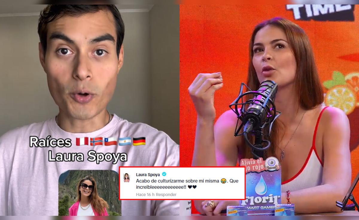 TikToker revela que Laura Spoya tiene ascendencia chilena y europea, y ...