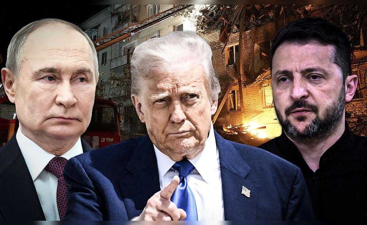 Donald Trump ataca a Vladimir Putin y acusa a Zelensky de agravar la guerra con Rusia con sus ...