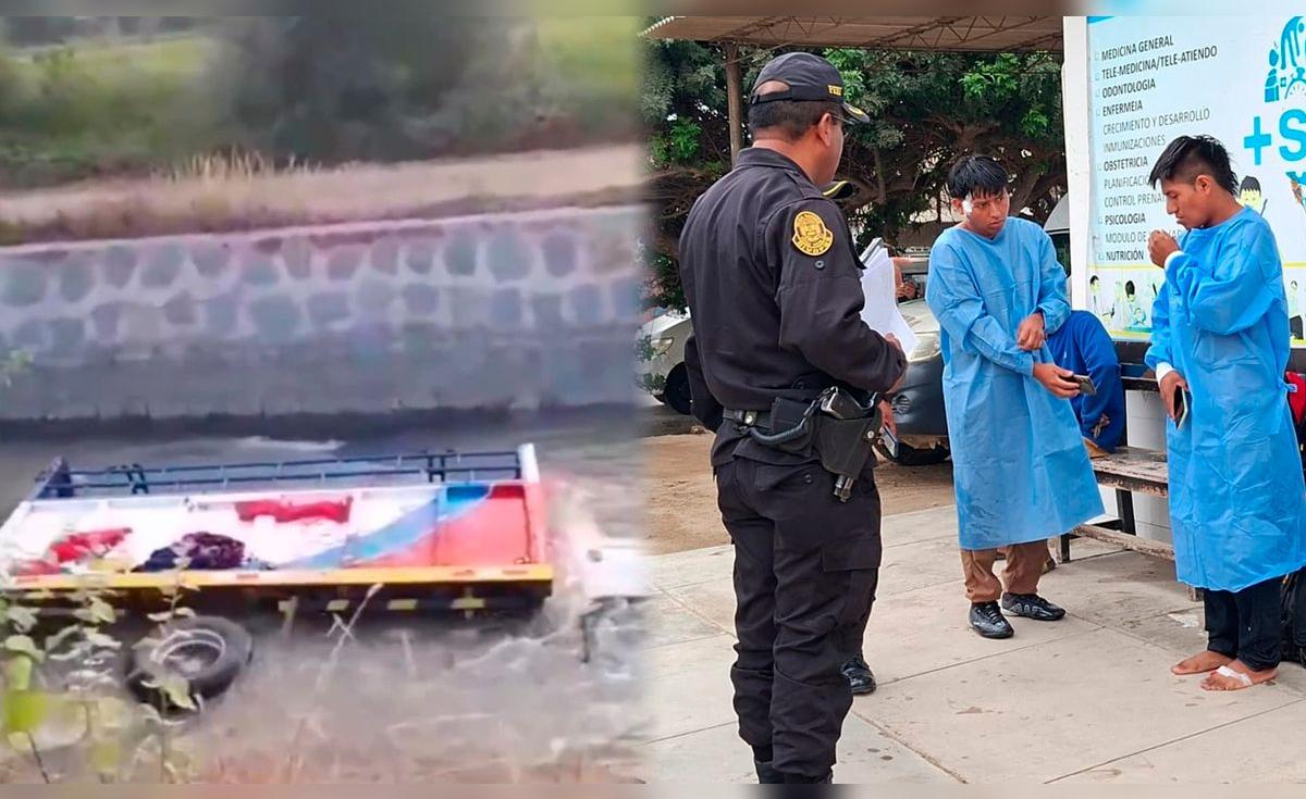 Cinco personas salvan de morir tras caída de enorme camión al canal ...