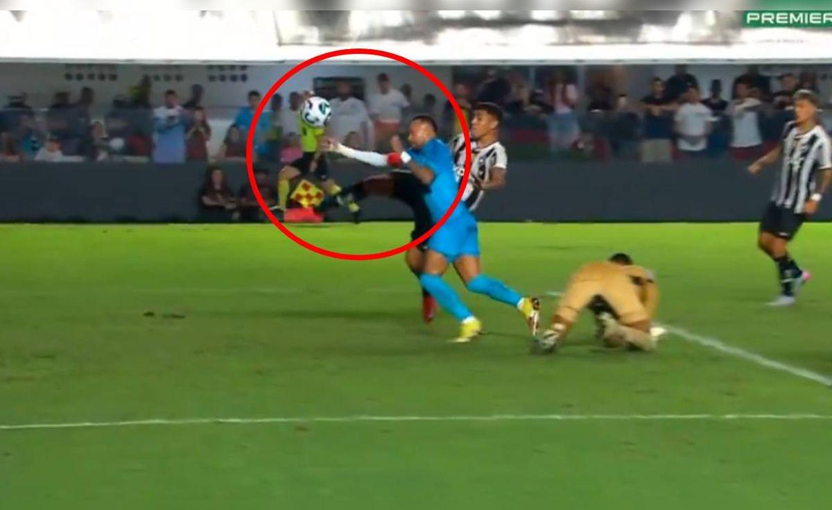 Neymar fue expulsado por meter un gol con la mano: Santos perdió y ...