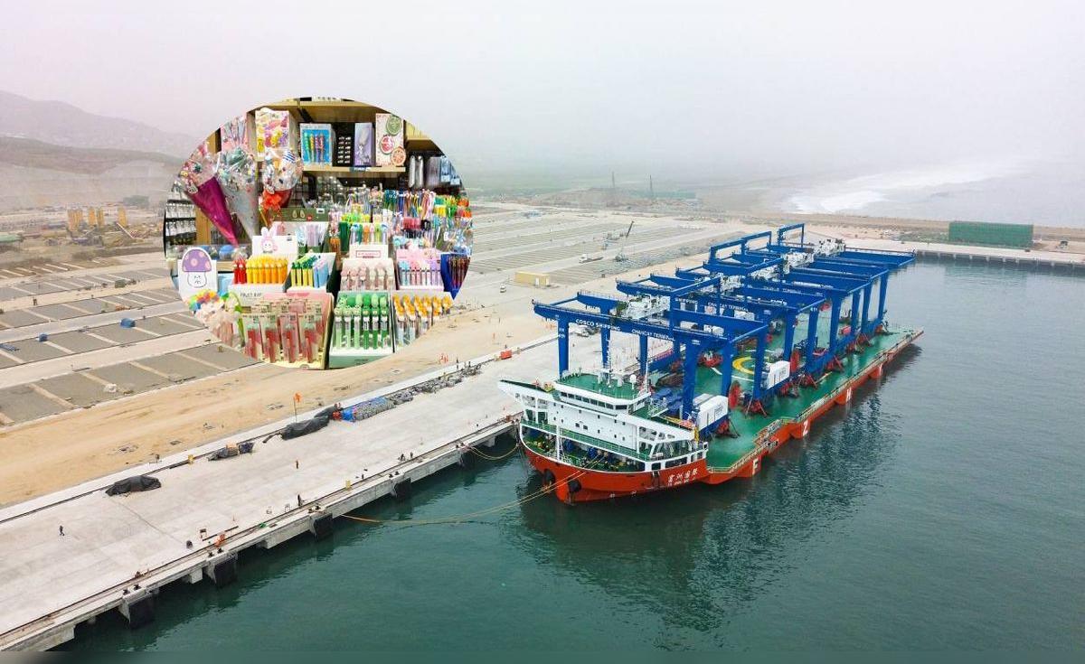 Productos chinos llegan a Perú por el Megapuerto de Chancay en menos ...