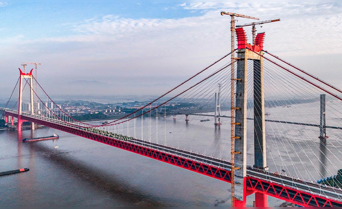 ¡Superó la prueba de carga! El puente de dos niveles más grande del ...