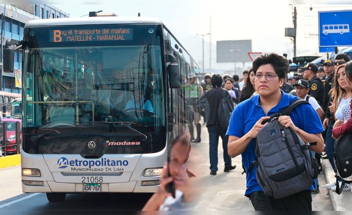 Paro de transportistas: ¿hasta qué hora operan el Metropolitano, Línea ...