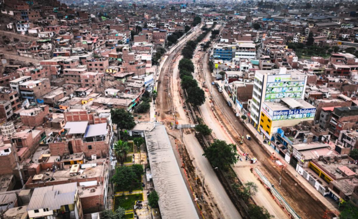 La moderna avenida de 30km que conectará Comas con distritos de Lima norte avanza en un 40% ...