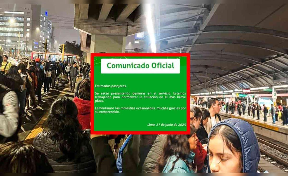 Reportan demoras en estaciones de la Línea 1 del Metro de Lima: "No ...