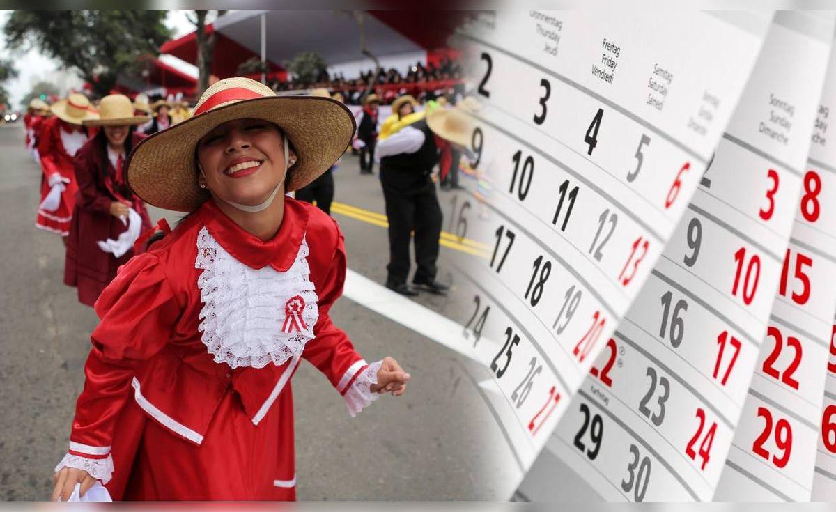 ¿Confirman feriado largo en Perú por Fiestas Patrias 2025? Así figura ...