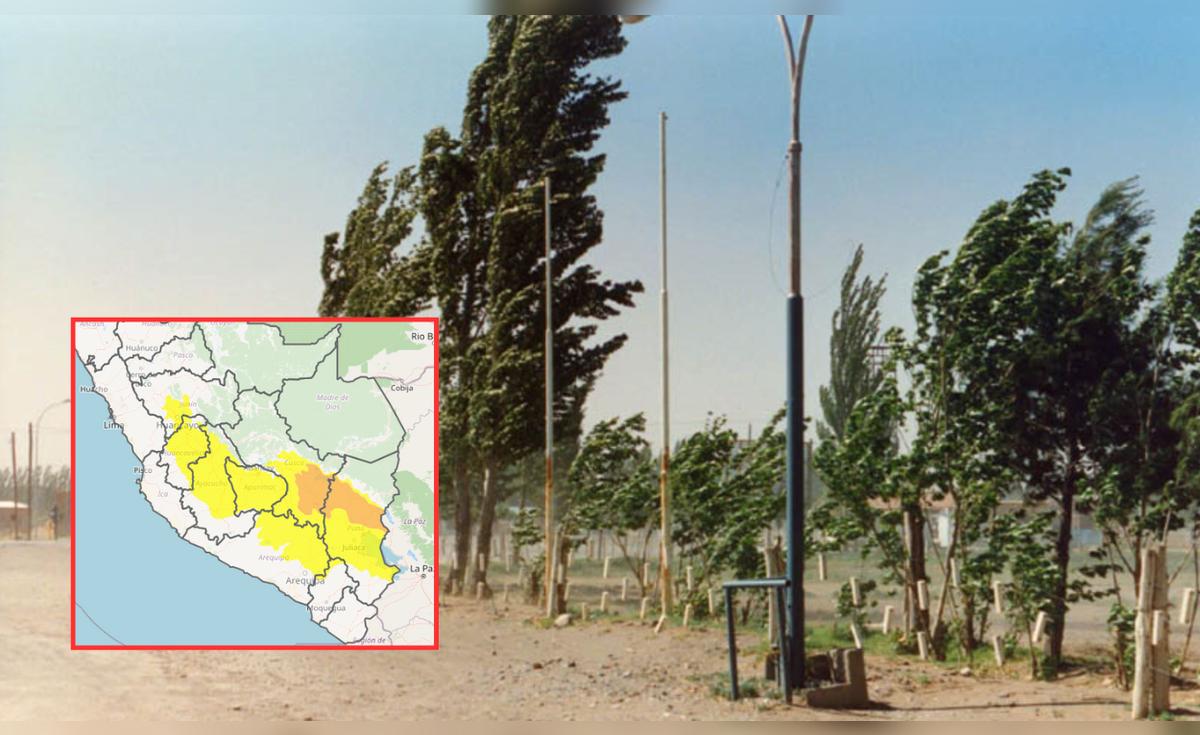 Senamhi emite alerta por ráfagas de viento que superarían los 45 km/h ...
