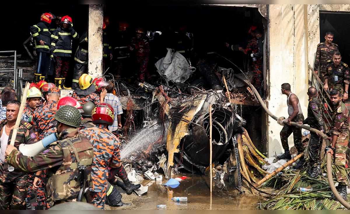 Tragedia en Bangladesh: avión militar se estrella contra escuela y deja ...