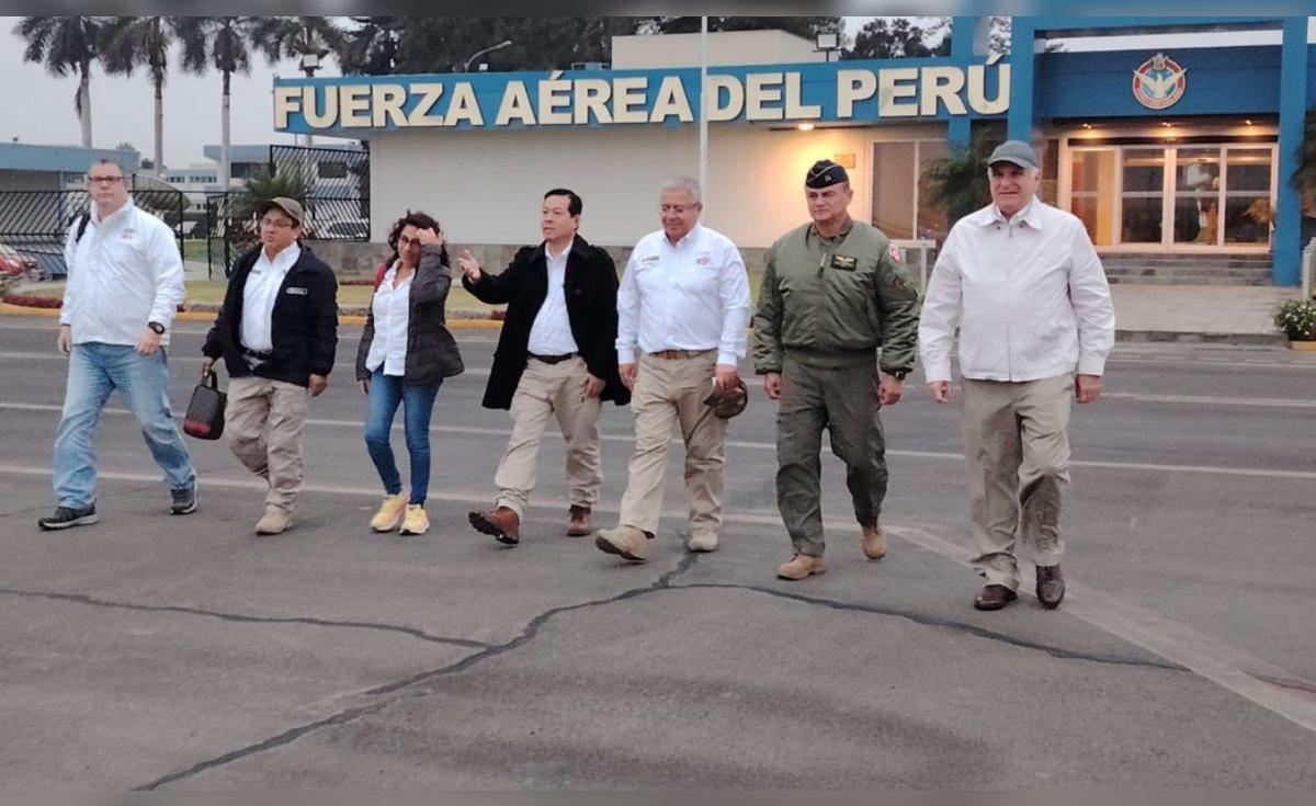 Eduardo Arana y ministros llegan a isla Santa Rosa en medio del anuncio ...