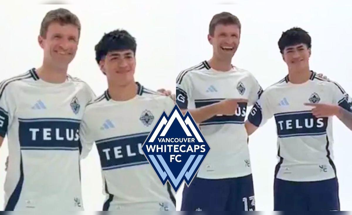 Kenji Cabrera ya posa junto a Thomas Müller: campeón del mundo jugará con el exdelantero del ...