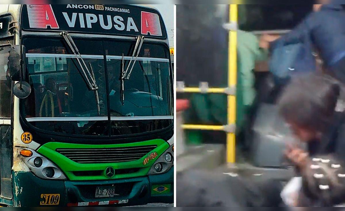 Bus Vipusa es atacado a balazos por segunda vez con pasajeros a bordo ...