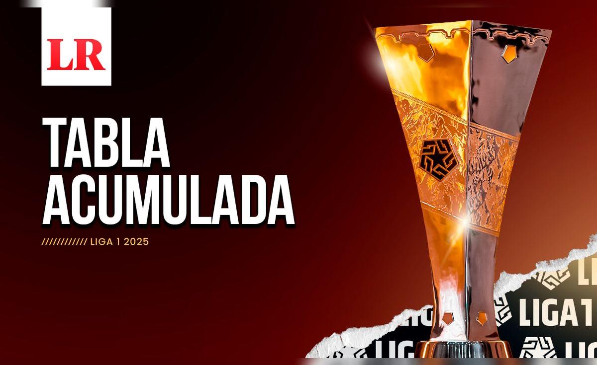 Acumulado de la Liga 1 2025 EN VIVO: tabla de posiciones, clasificación ...
