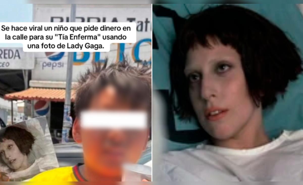 Niño en México se vuelve viral por pedir dinero con foto de Lady Gaga ...
