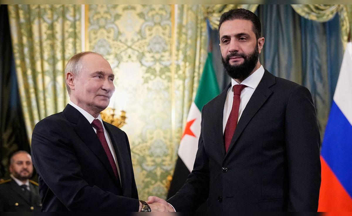 Presidente de Siria, Ahmed al Sharaa, pide a Vladimir Putin la entrega ...