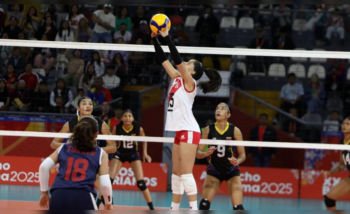 Venezuela wins Bolivarian Games women's volleyball gold medal over Peru ...