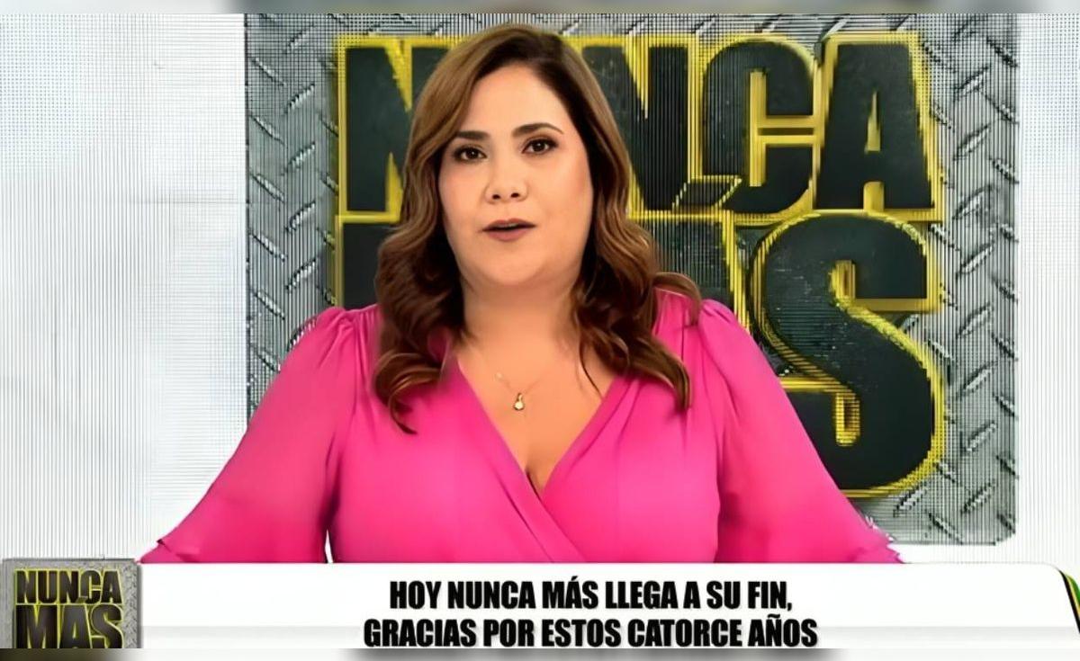Andrea Llosa anuncia el fin de su programa 'Nunca más' tras 14 años al ...