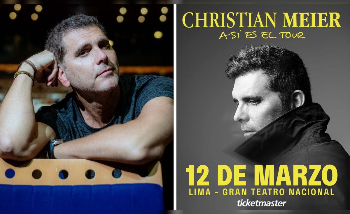 Christian Meier en Perú 2026: precios, fecha y venta de entradas en ...