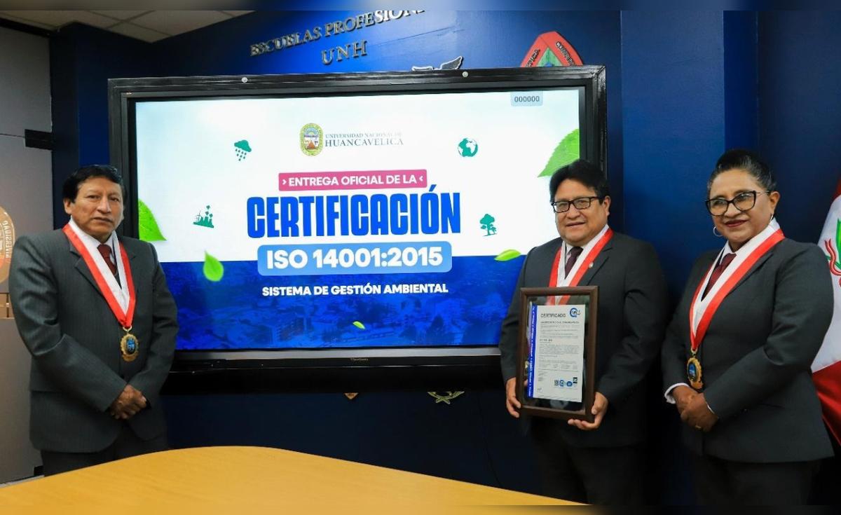 Universidad Nacional de Huancavelica logra triple certificación ISO en ...