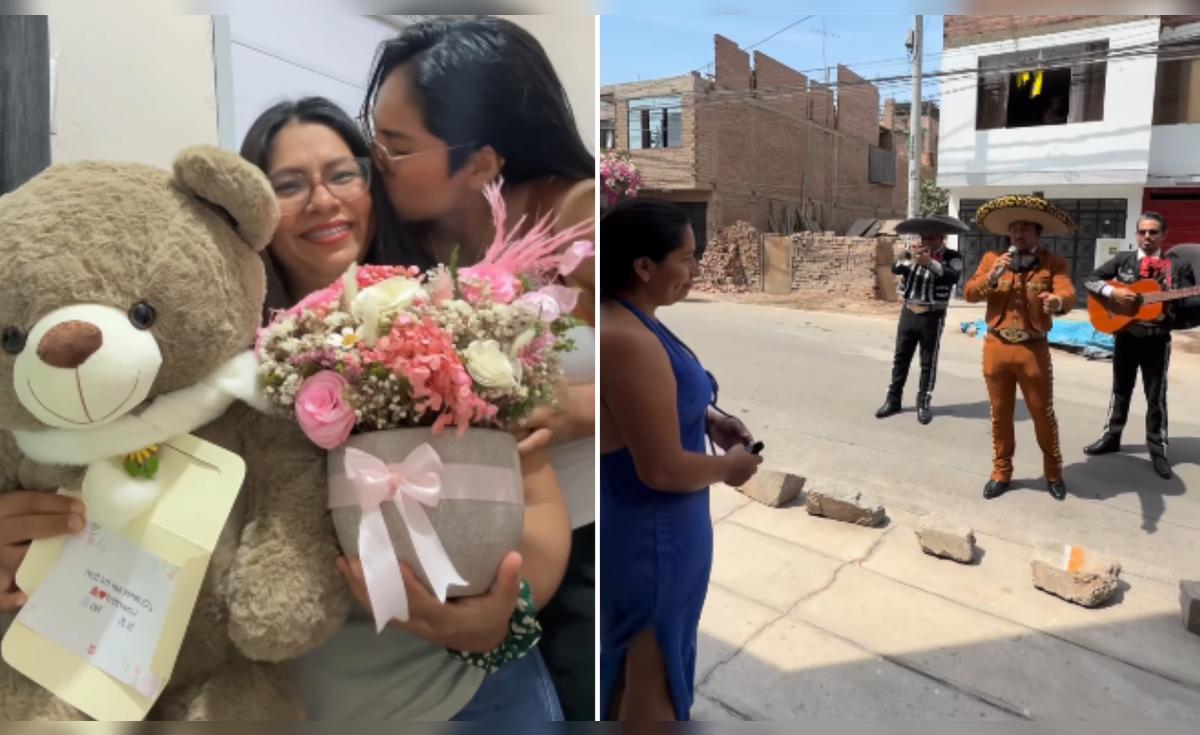 Lis Padilla se emociona hasta las lágrimas al recibir serenata de su ...