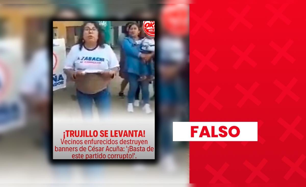 Ciudadanos de Trujillo sí rompieron propaganda política de Alianza Para ...