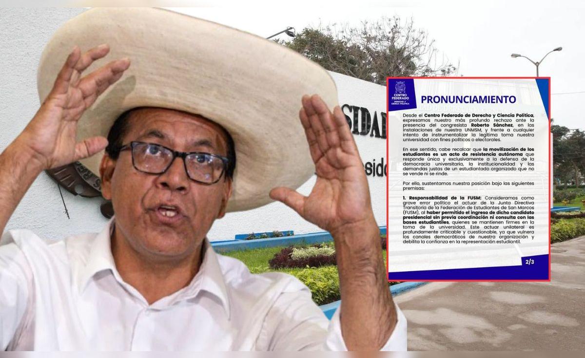 Toma de San Marcos: Centro Federado de Derecho y Ciencia Política ...