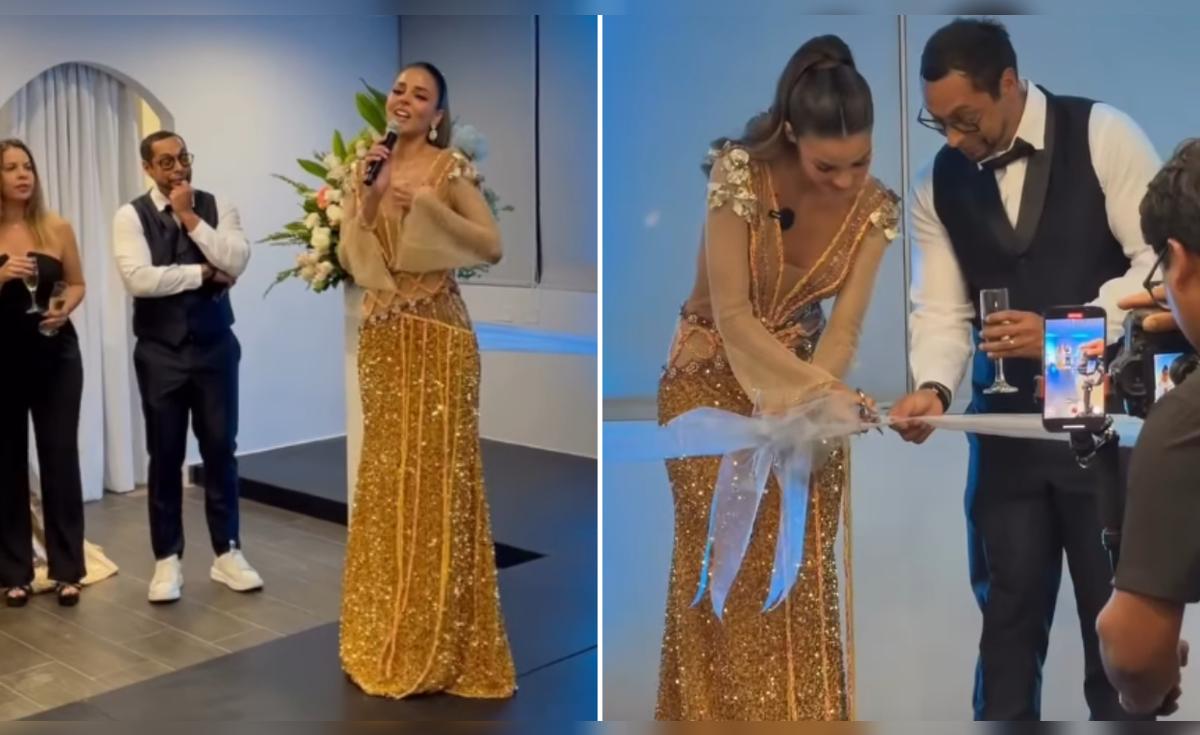 Luciana Fuster se conmueve al inaugurar su academia de modelaje y ...