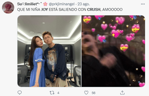 Joy de Red Velvet y Crush son pareja, confirman SM y PNATION: ¿cómo ...