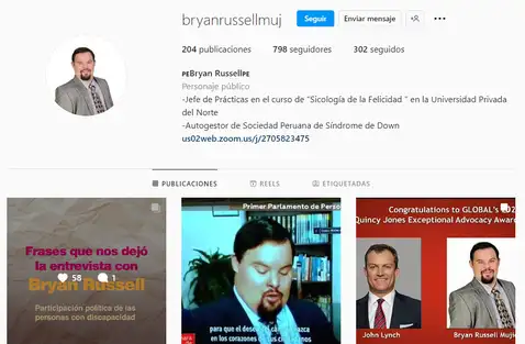 Bryan Russell El Primer Peruano Con S ndrome De Down Que Logr Un Bryan Russell El Primer Peruano Con S ndrome De Down Que Logr Un