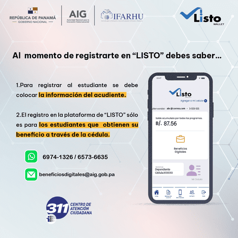 Listo Wallet: ¿cómo crear mi PIN para acceder a las Becas PASE-U y ...