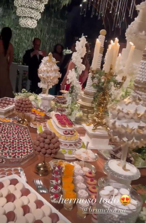 Brunella Horna y Richard Acuña se casan: ¿Cómo fue el lujoso buffet de ...