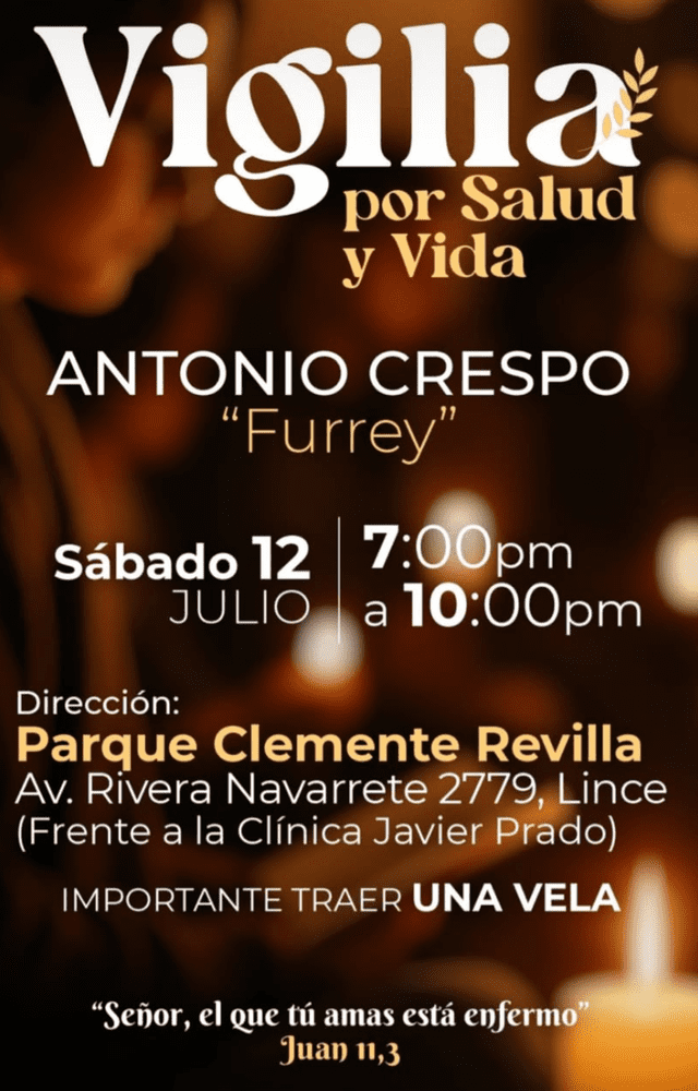 Vigilia por youtuber Furrey: confirman día y hora de reunión por la ...