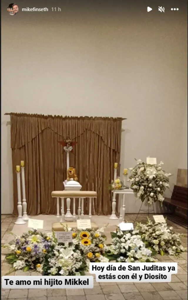 Michael Finseth y el emotivo mensaje a su hijo tras 6 meses de su ...