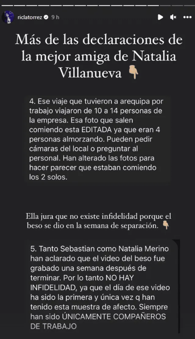 Cinnamon style | Natalia Villanueva: mejor amiga se pronuncia tras ampay con Sebastián Guerrero ...