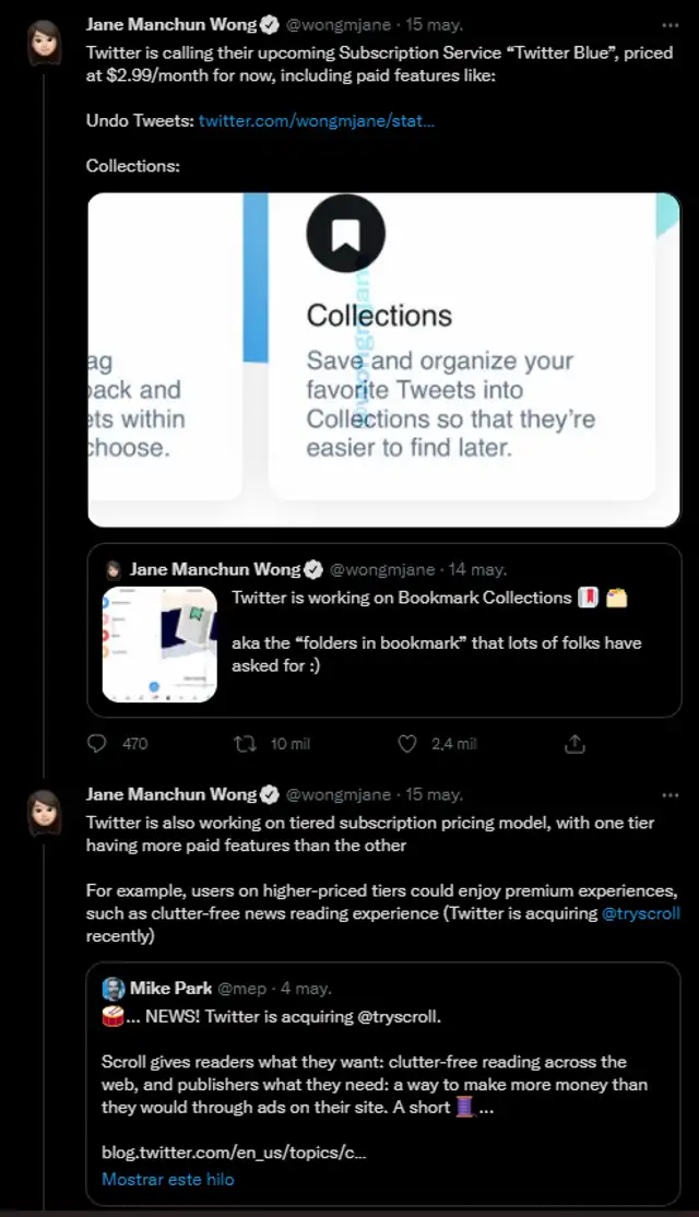 Twitter Blue: ¿qué funciones ofrecería la versión de paga de la red ...