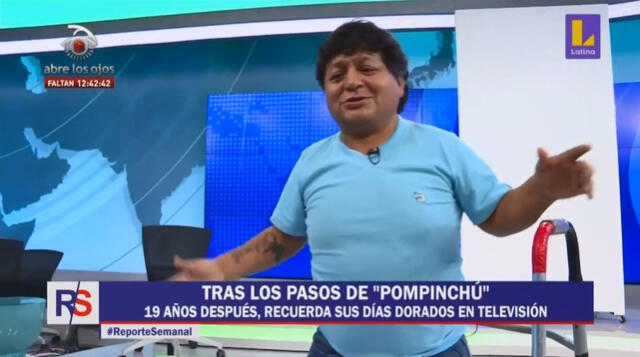Pompinchú regresa a la televisión tras irreparable fractura de cadera ...