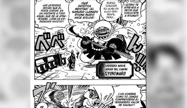 One Piece manga 937 español: Gyukimaru en el puente Oihagi | Luffy ...