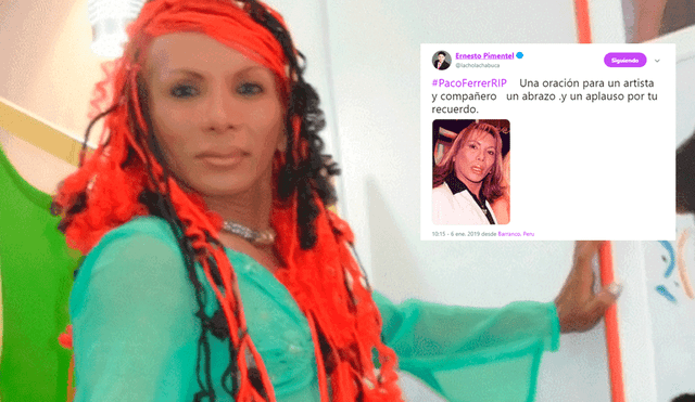 Muere Paco Ferrer: Ernesto Pimentel confirma fallecimiento del bailarín ...