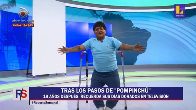 Pompinchú regresa a la televisión tras irreparable fractura de cadera ...