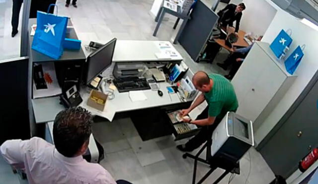 YouTube: hombre robó un banco y luego se puso a contar el dinero ...
