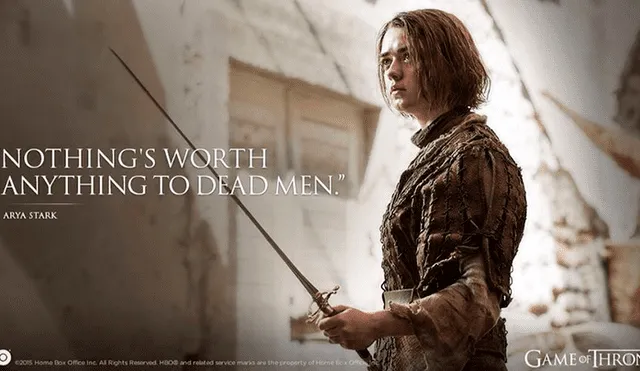 Las Mejores Frases De Arya Stark Frases De Juego De Tronos
