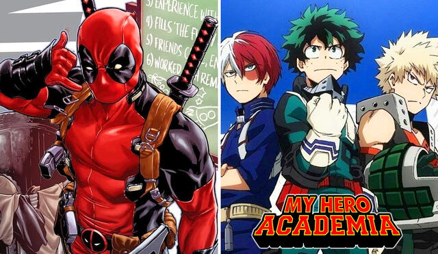 Deadpool existe en My Hero Academia: All Might enfrenta a Thanos en ...